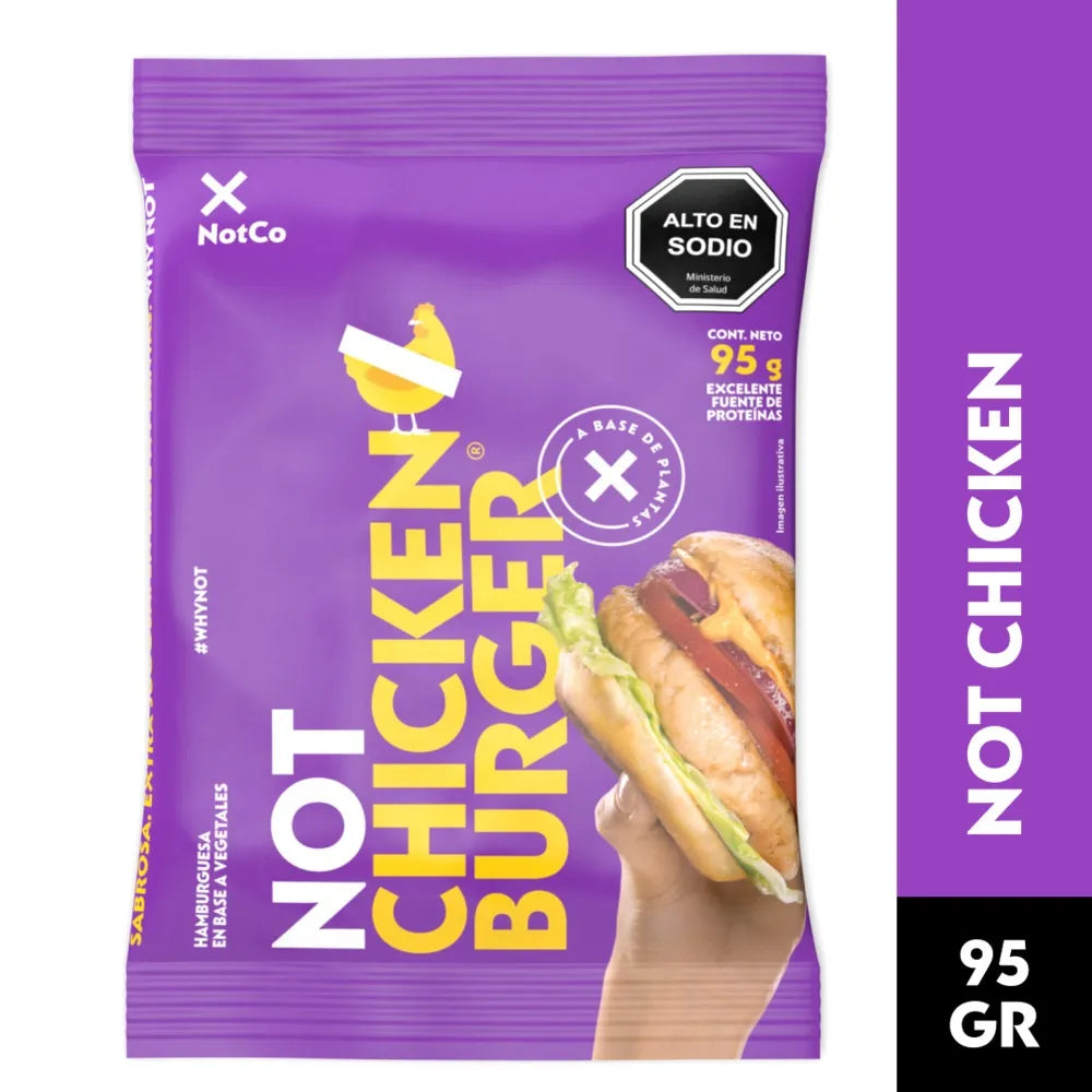 Not Chicken Burger 95 gr – AHORROCORDILLERA