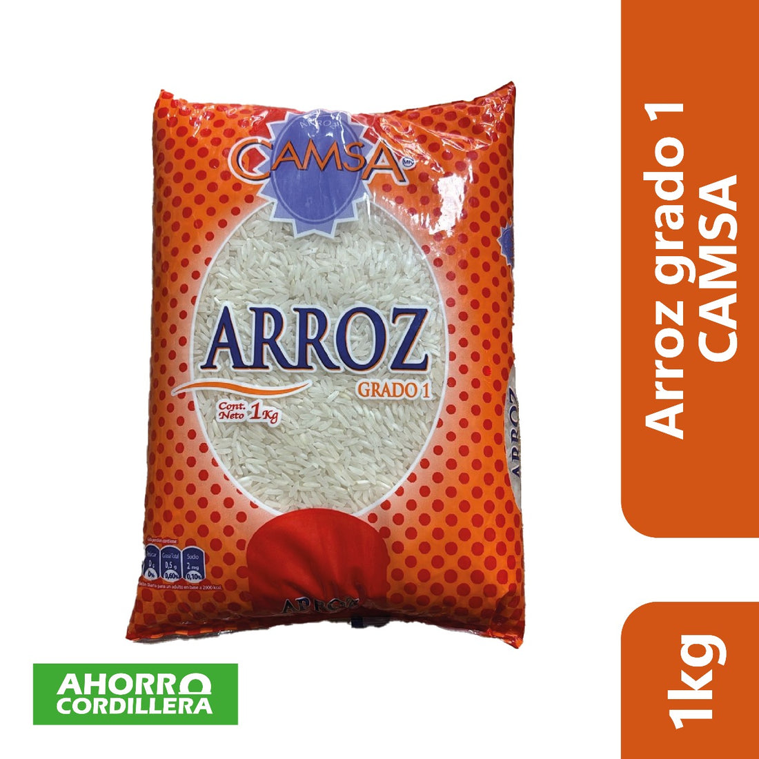Arroz Camsa Grado 1 1 kg – AHORROCORDILLERA